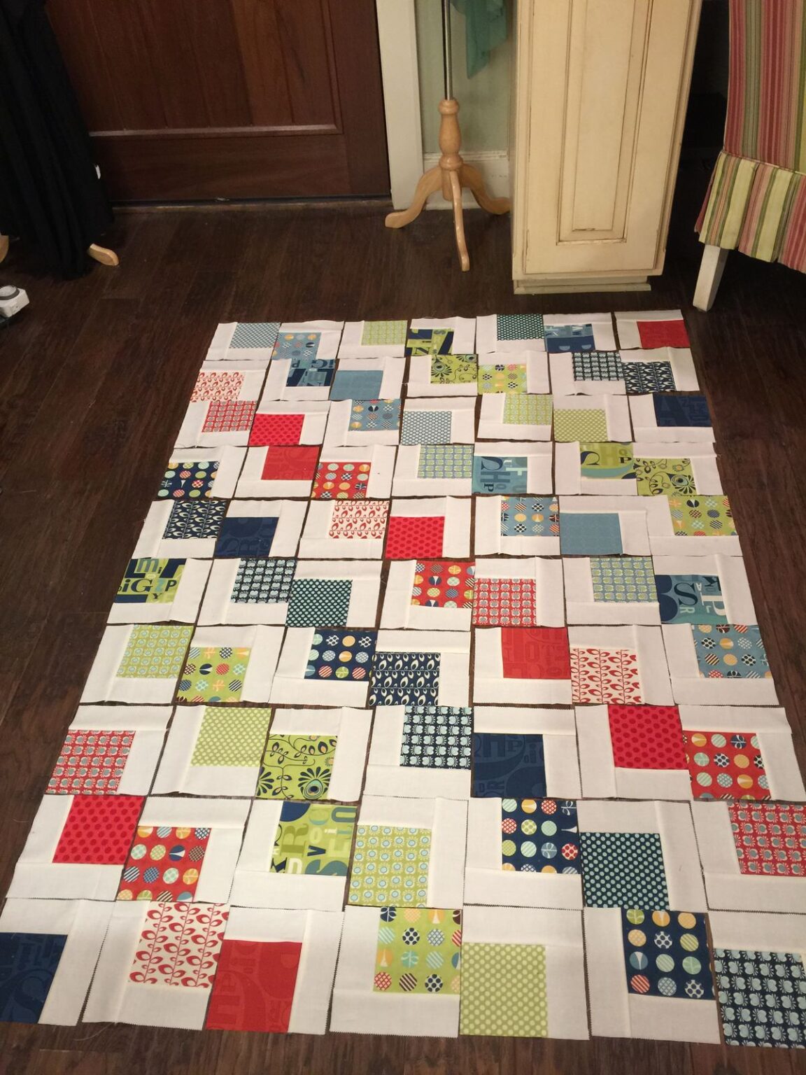 Modern Woven Quilt Block - CRAFTSFORLOVE.COM