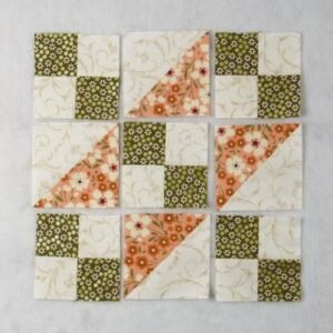 Jacob's Ladder Quilt Block - Tutorial - CRAFTSFORLOVE.COM