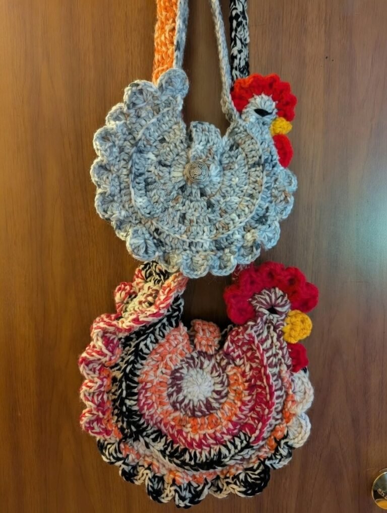 How to Make a Crochet Chicken Bags Pattern - CRAFTSFORLOVE.COM