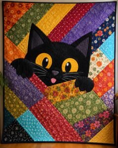 Scrap Cat Quilt Pattern - CRAFTSFORLOVE.COM