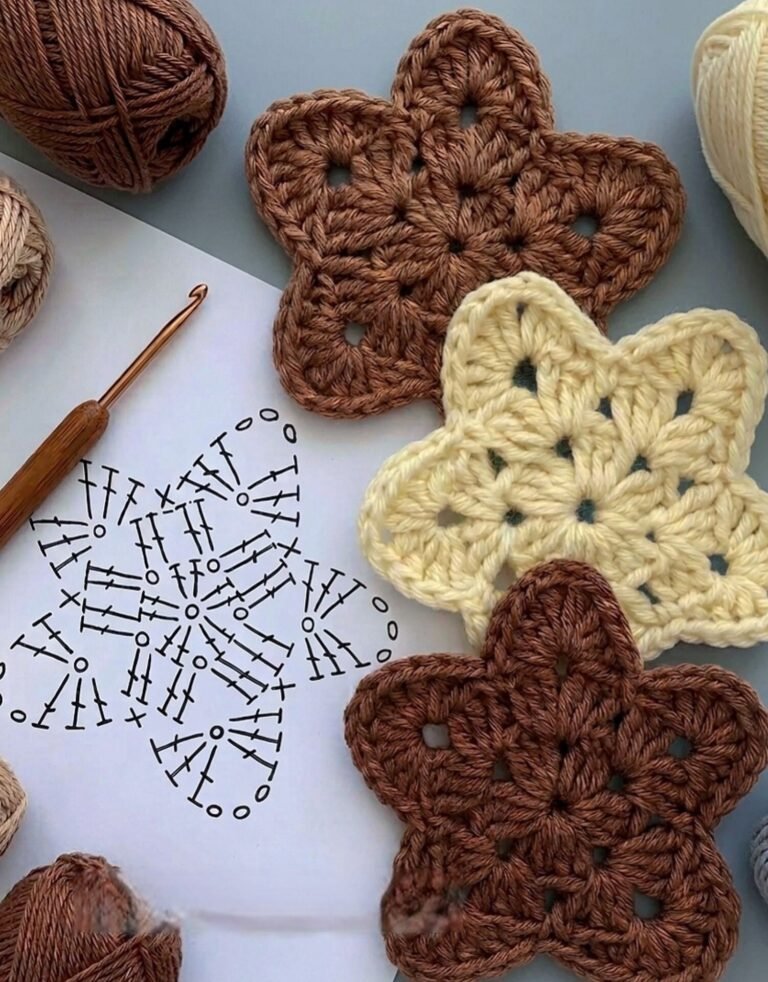 Crochet Star Pattern - CRAFTSFORLOVE.COM